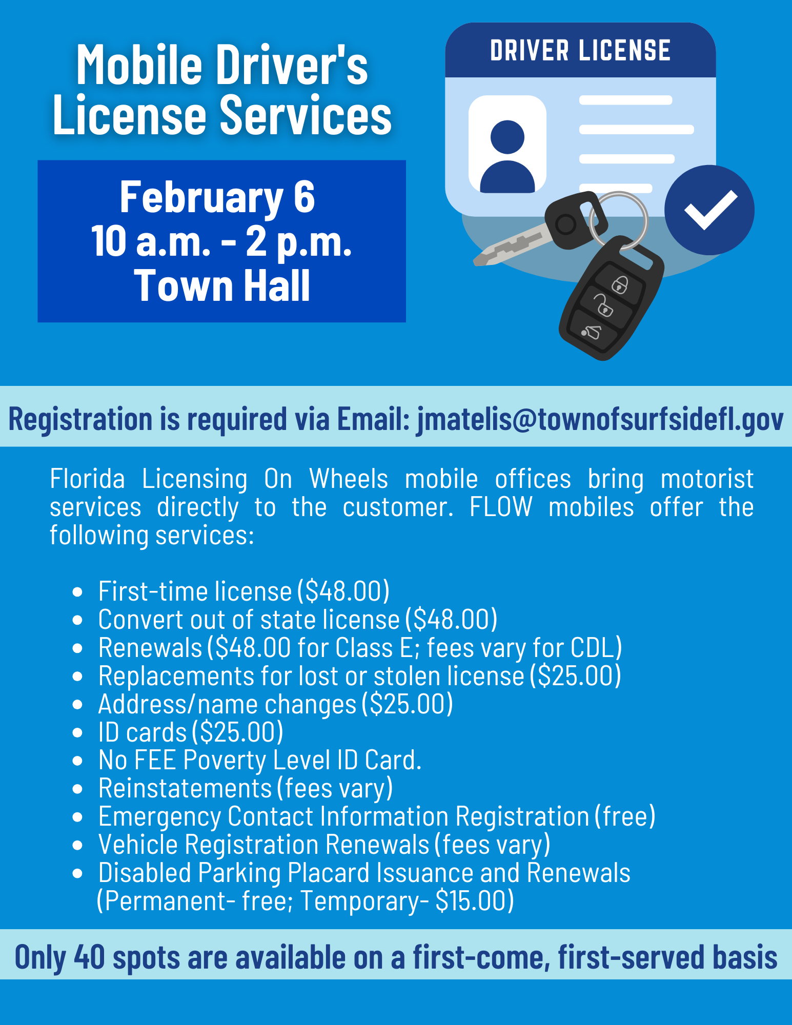 Mobile DMV at Town Hall