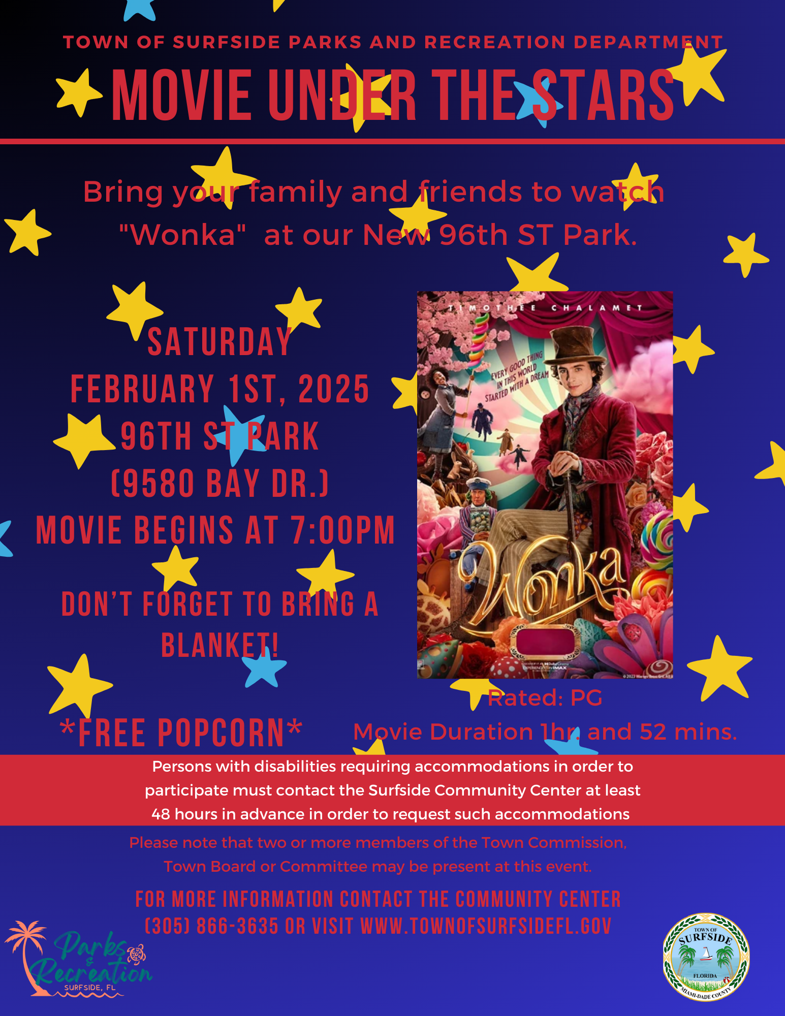 Under The Stars Movie Night (Wonka)